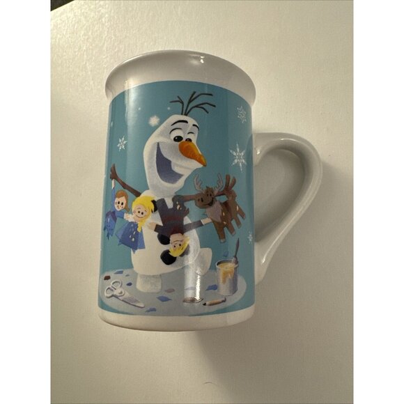 Disney | Other | Disney Frozen Coffee Mug Elsa Anna Olaf D5 | Poshmark